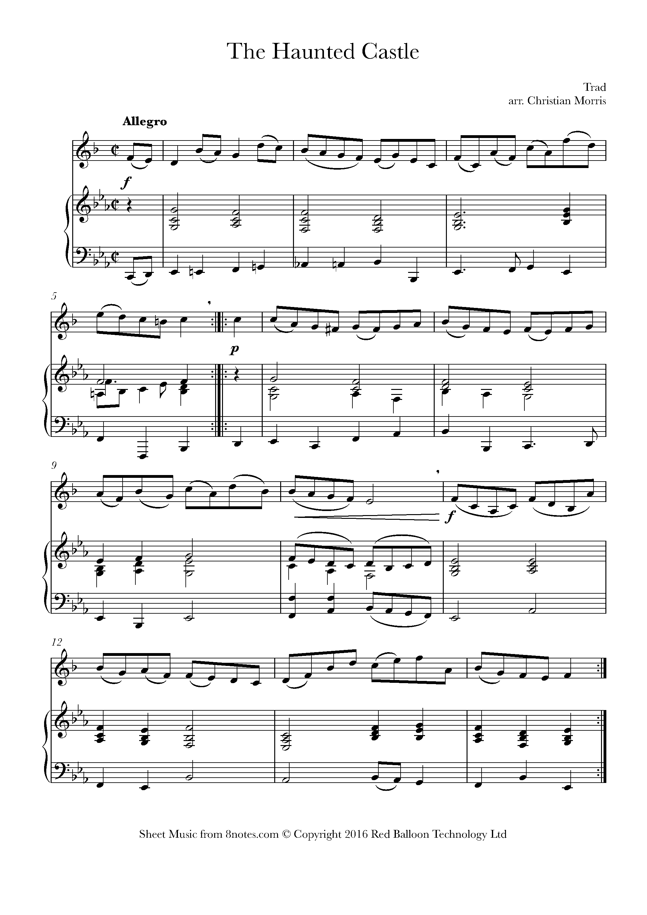 The Haunted Castle Sheet music for Trumpet - 8notes.com