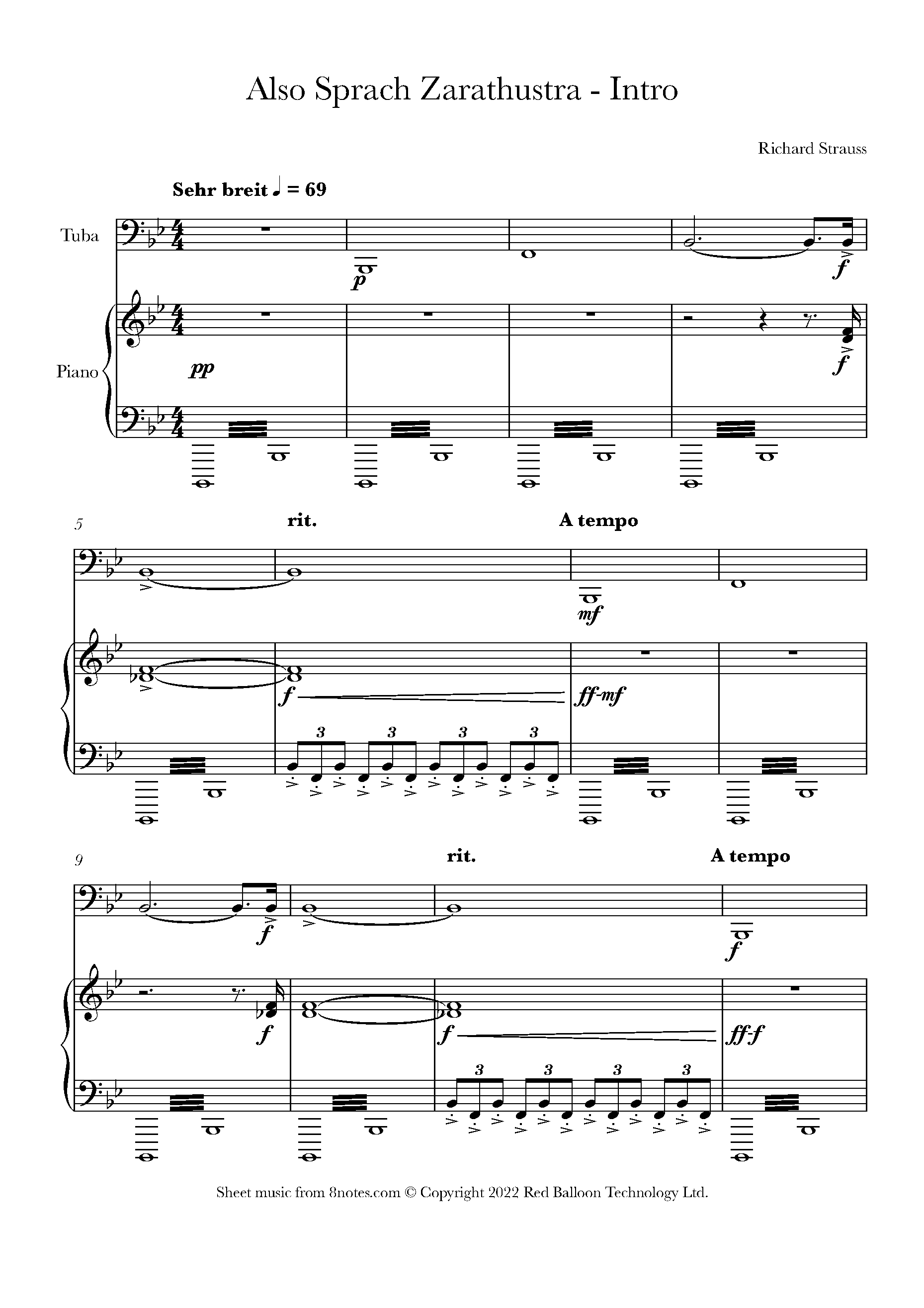 Richard Strauss - Also Sprach Zarathustra - Intro (as used in 2001 A ...