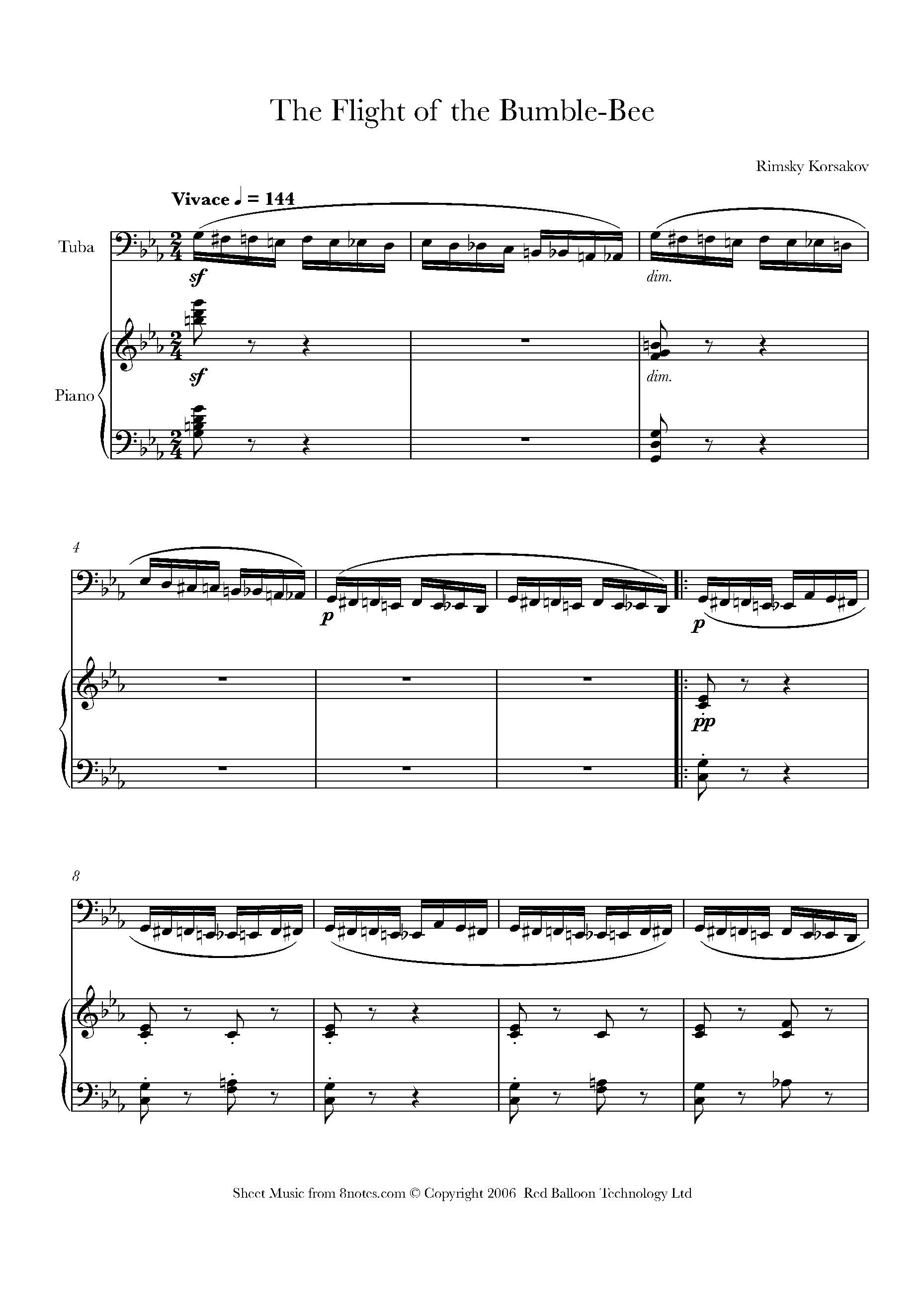 Flight Of The Bumblebee For Tuba at Nicole Webber blog