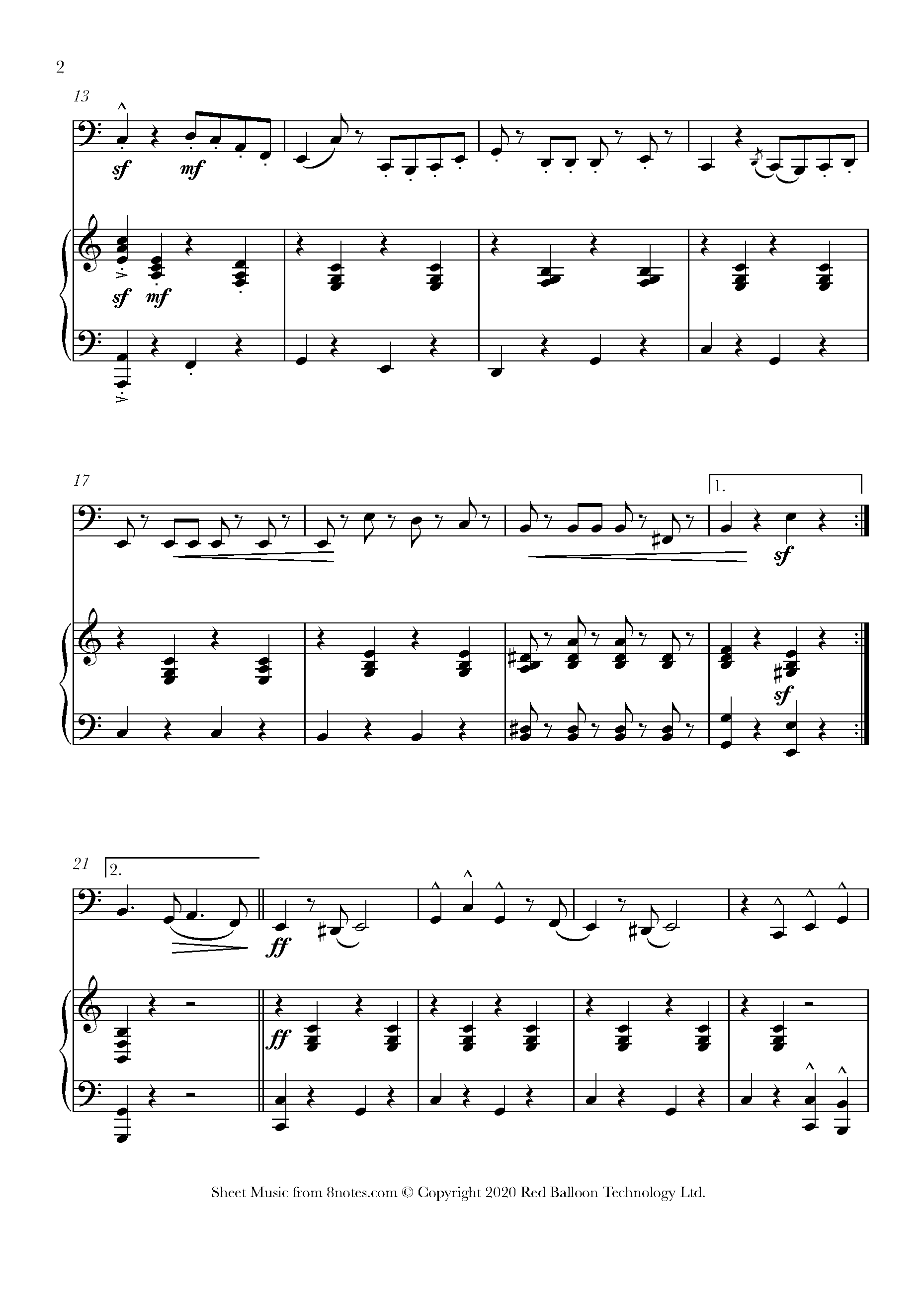 Sousa - Hands Across the Sea March Sheet music for Tuba - 8notes.com