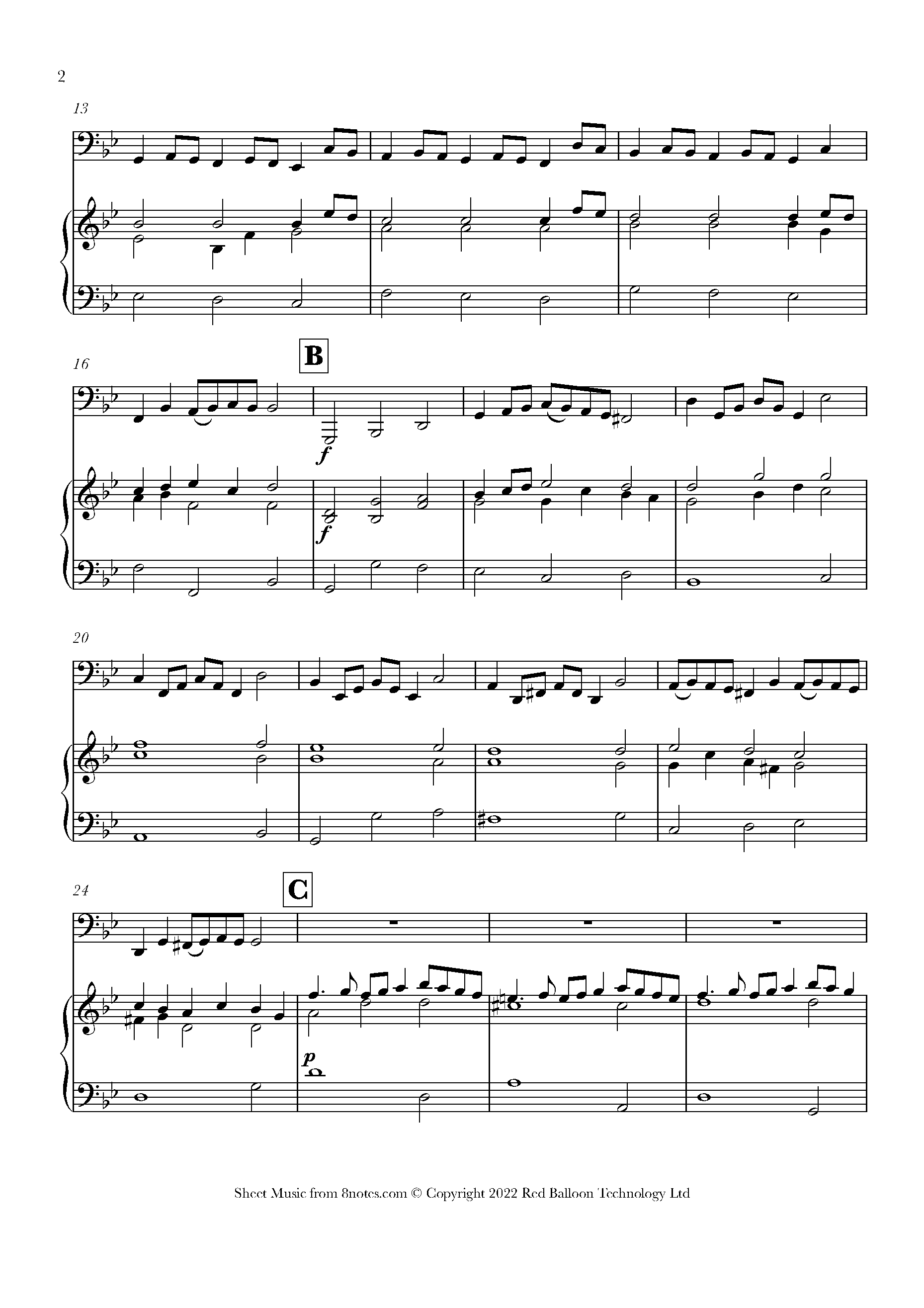 Purcell - Rondeau from Abdelazer Sheet music for Tuba - 8notes.com