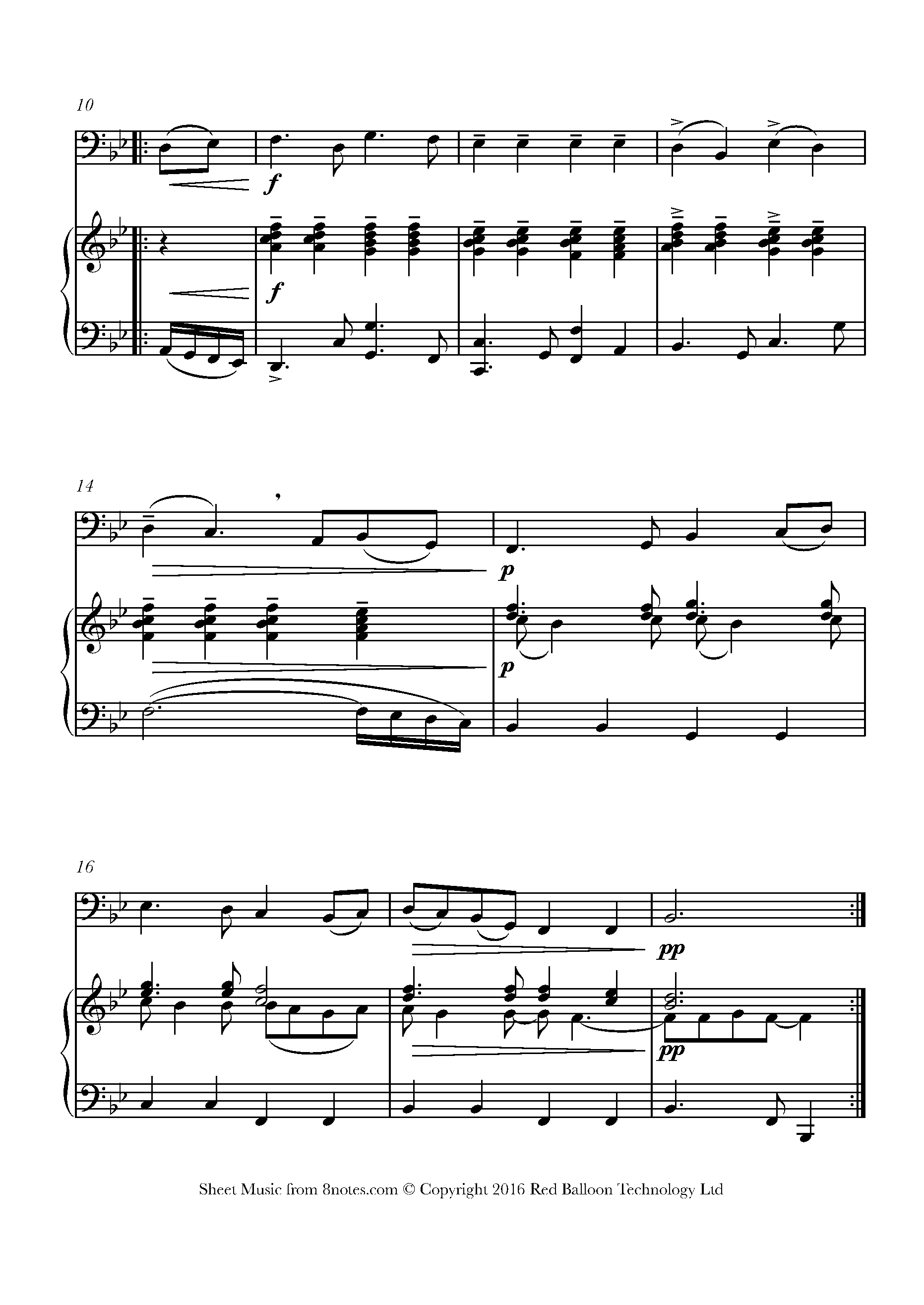 The Singing Bird Sheet music for Tuba - 8notes.com
