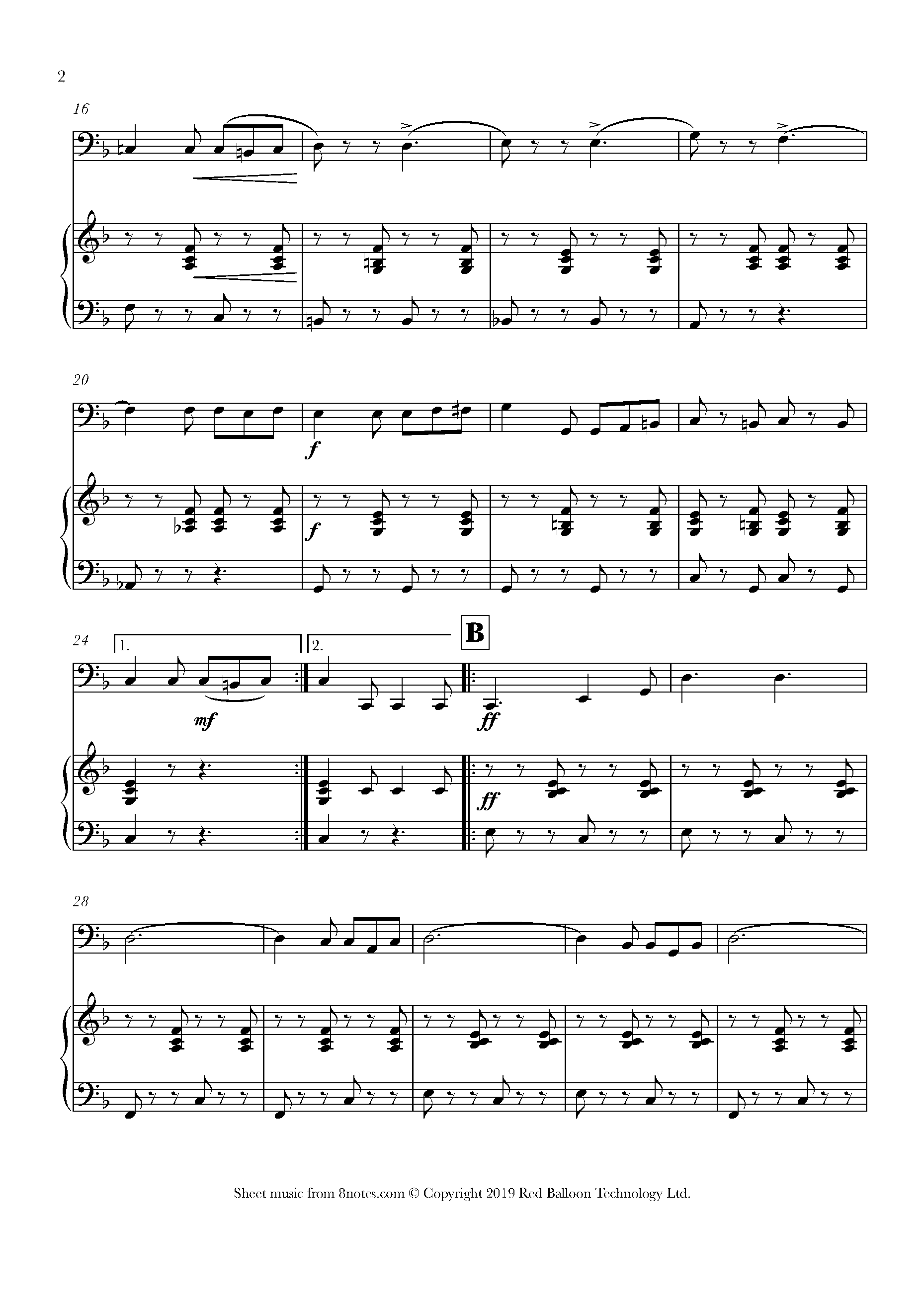 Sousa - The Washington Post March Sheet music for Tuba - 8notes.com