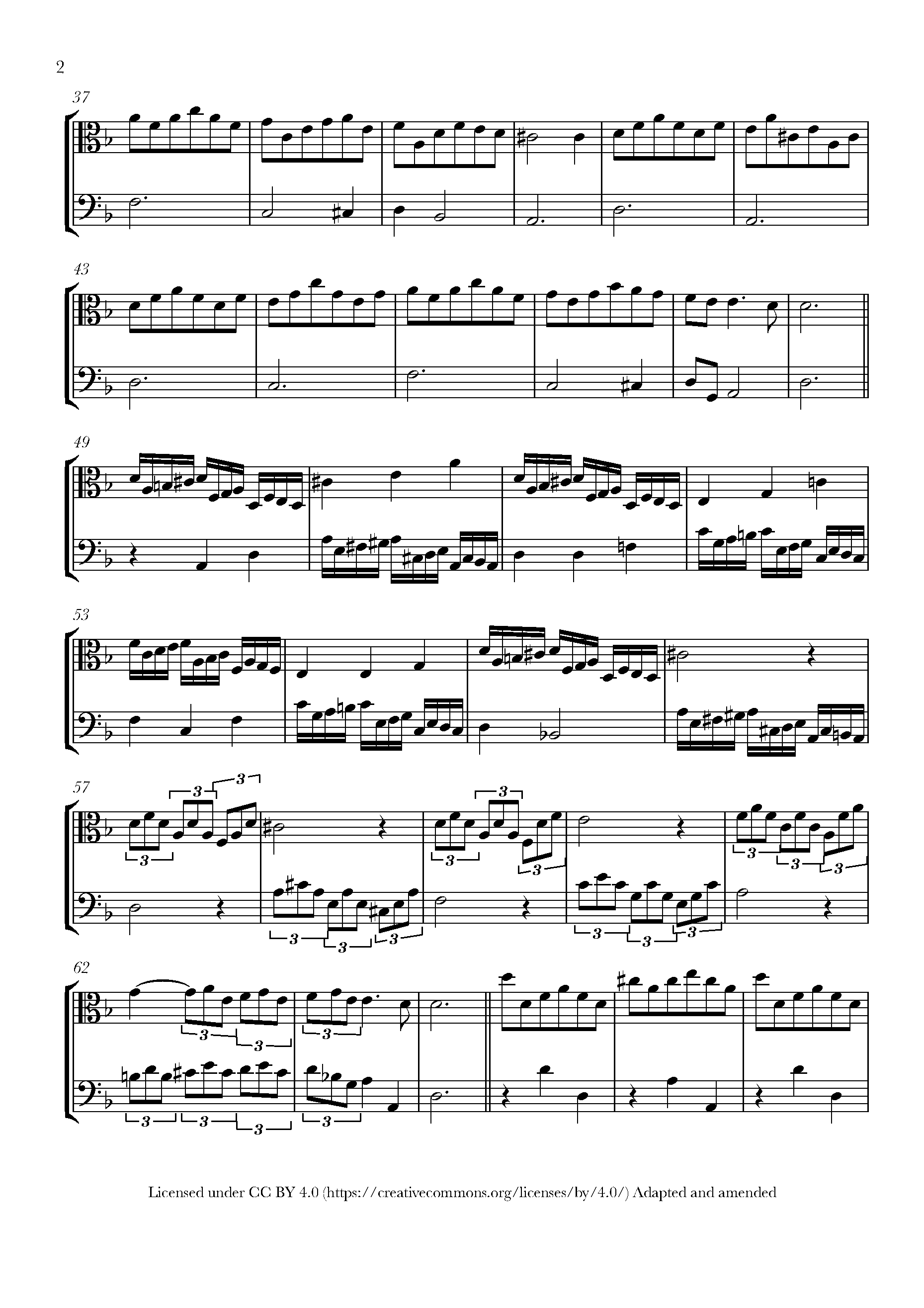 Corelli - Sonata, Op.5 No.12, 'La Folia' Sheet music for Viola-Cello ...