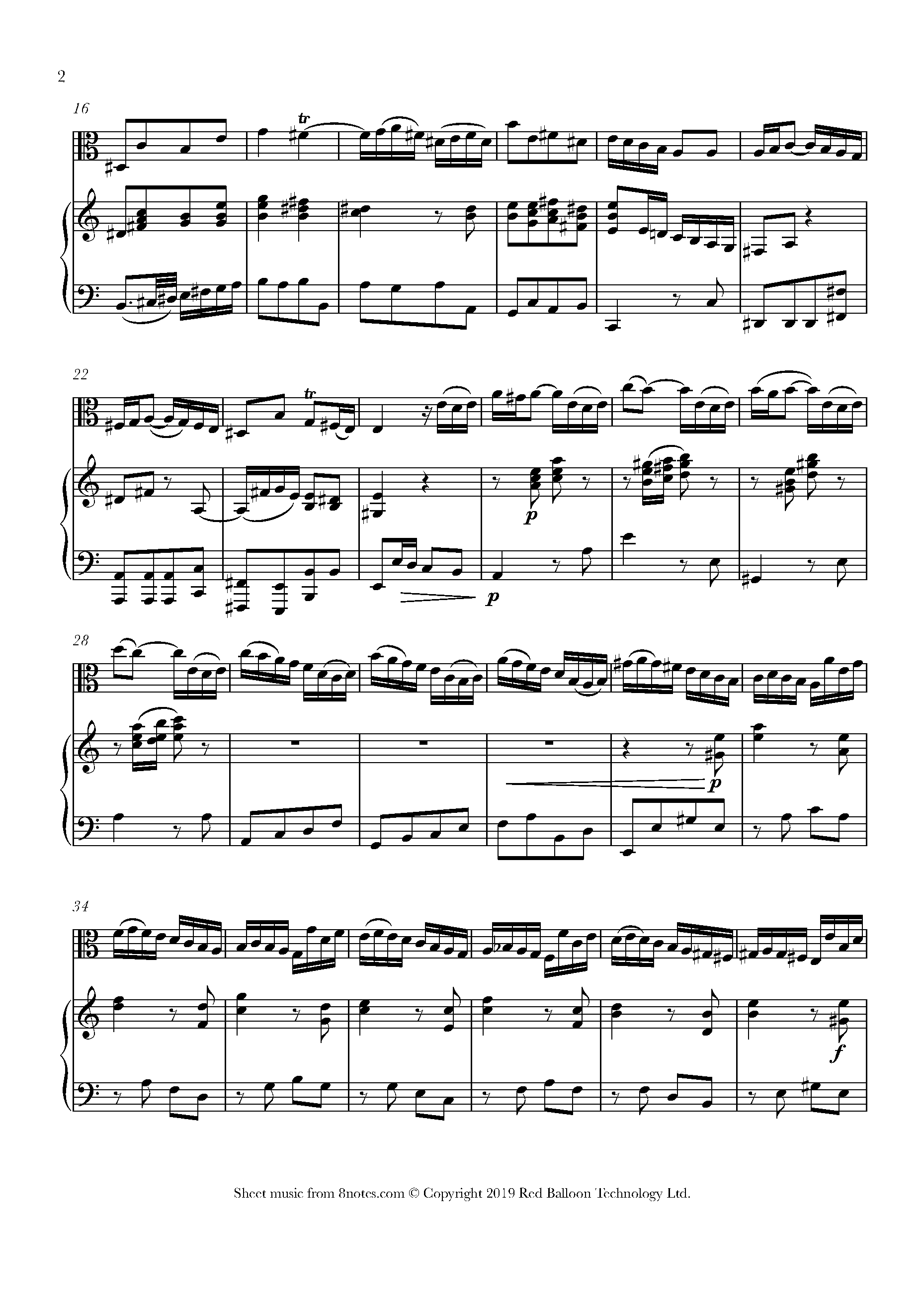 Bach - Violin Concerto in A Minor, BWV 1041 1st mvt Sheet music for ...