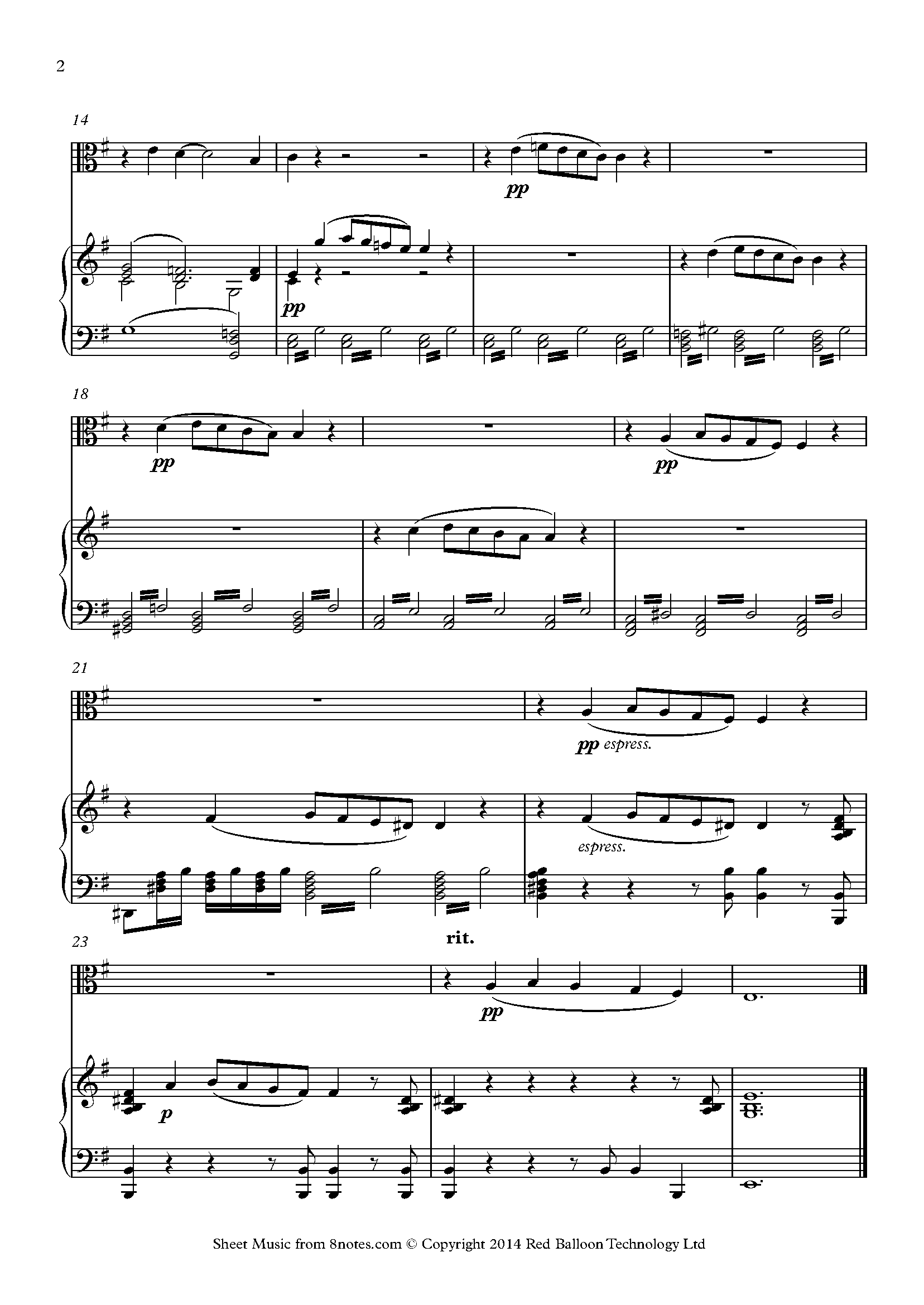 Beethoven - Egmont Overture Sheet music for Viola - 8notes.com