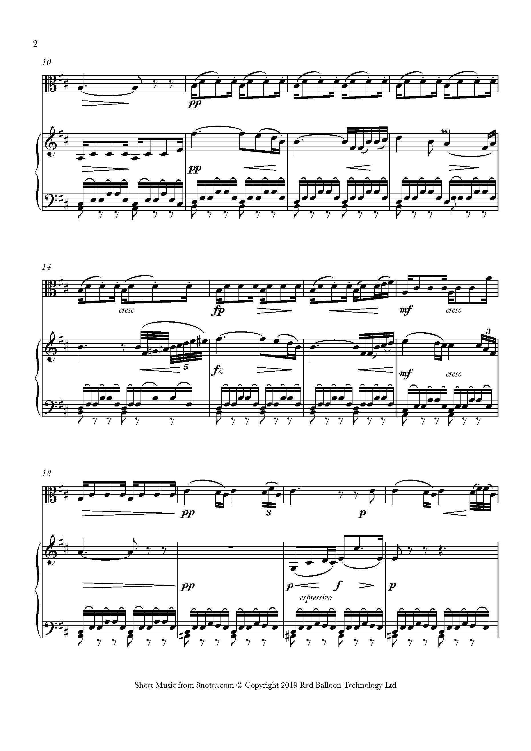 Dvořák - American Quartet no.12 in F major op.96 2nd mvt Sheet music ...