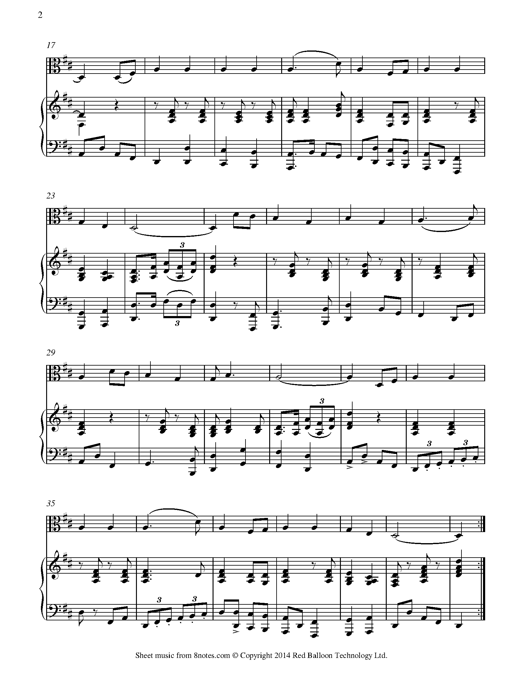 The Marines' Hymn Sheet music for Viola - 8notes.com