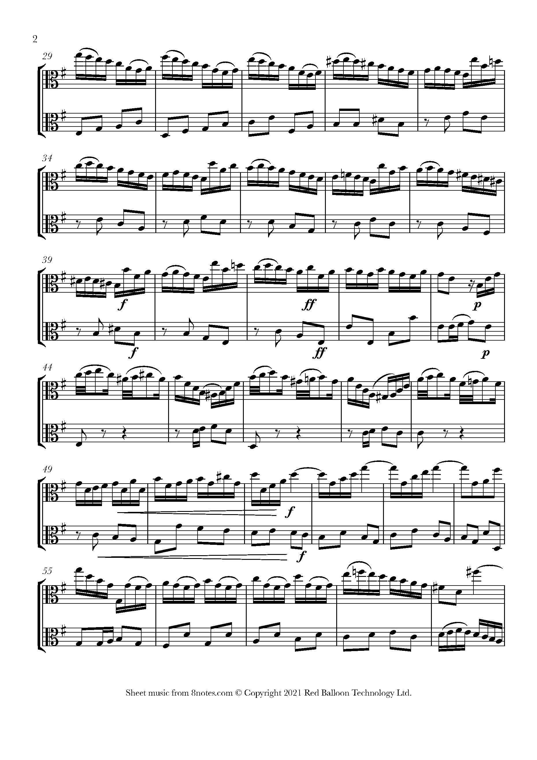 Bach - Violin Concerto in A Minor, BWV 1041 1st mvt Sheet music for ...