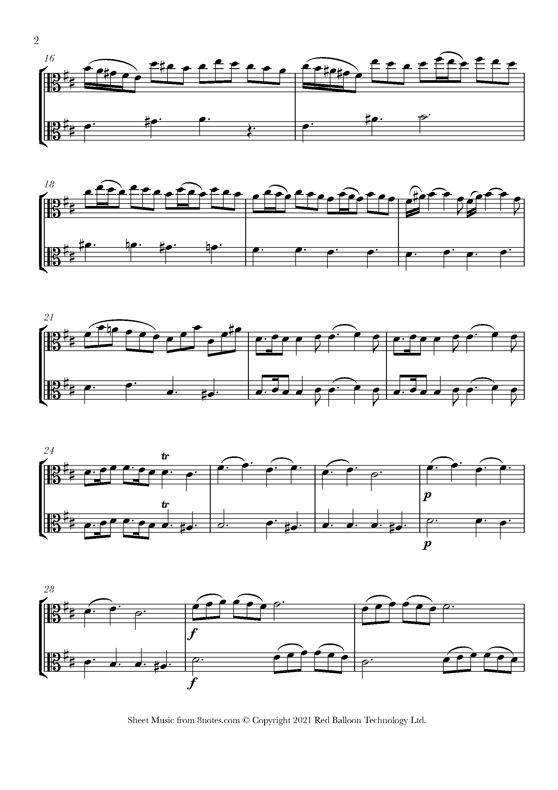 Vivaldi - Spring from the Four Seasons, 3. Danza Pastorale Sheet music ...