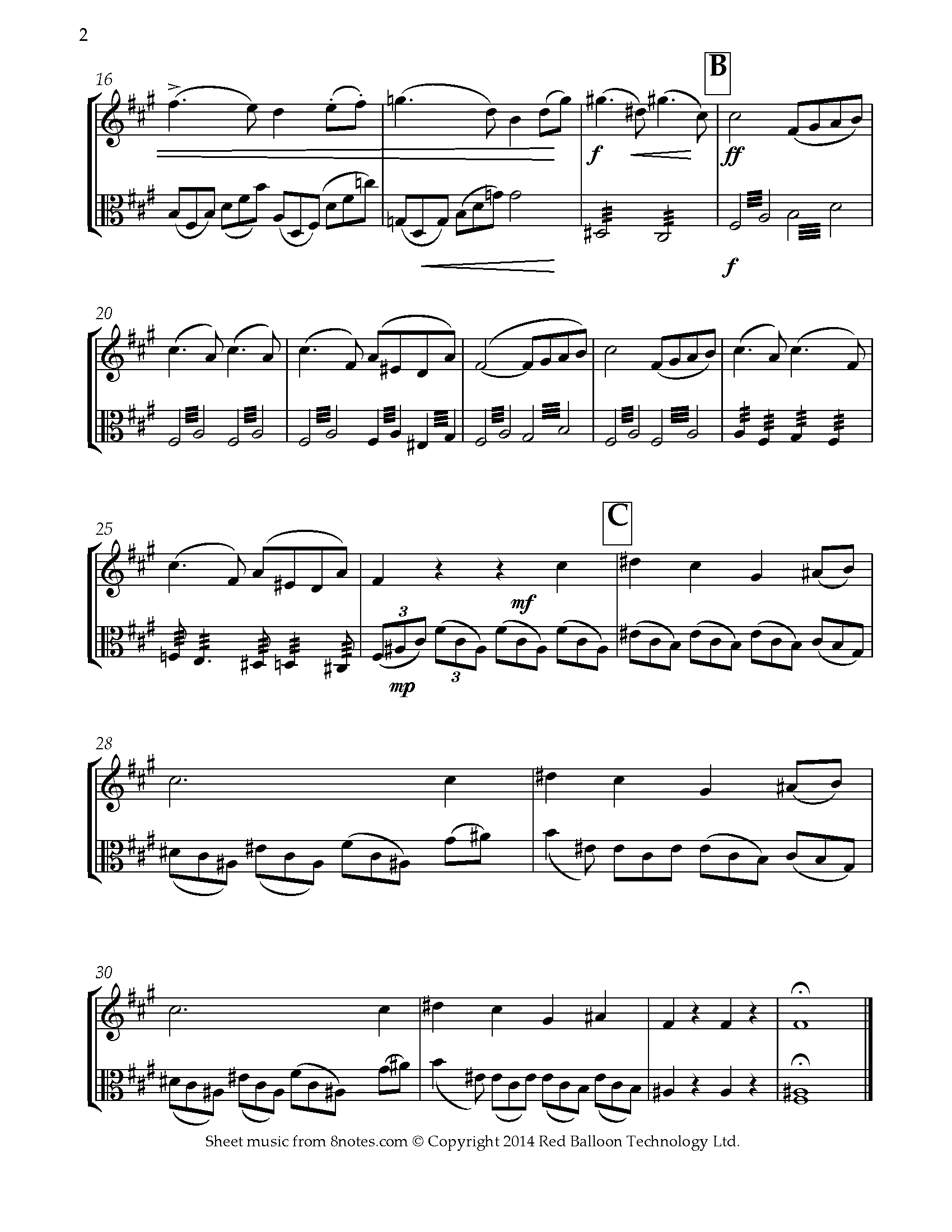 Tchaikovsky - Theme for Swan Lake Op.20 (Scene Finale) Sheet music for ...