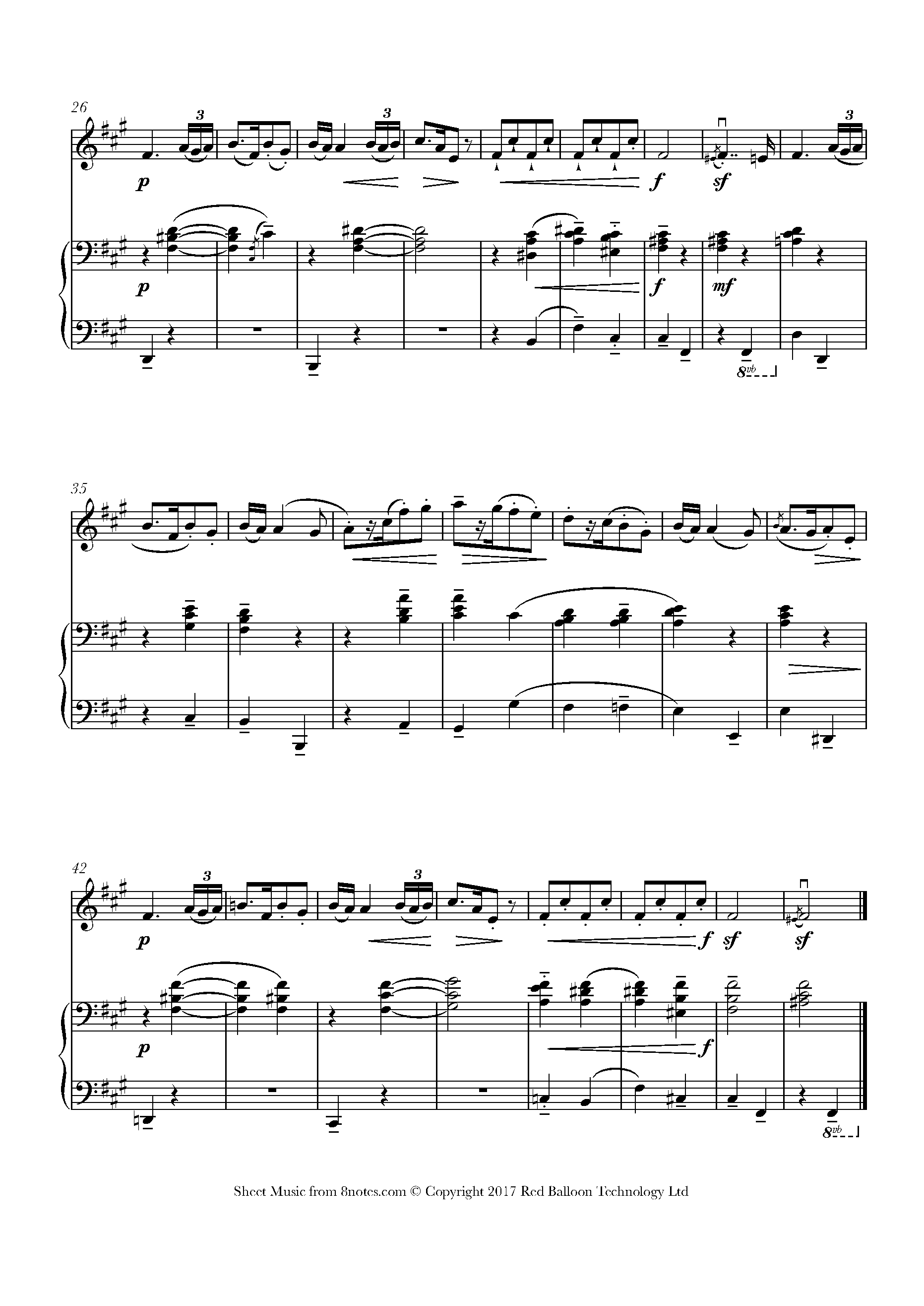 Bartók - Romanian Folk Dance No.1 Sheet music for Violin - 8notes.com