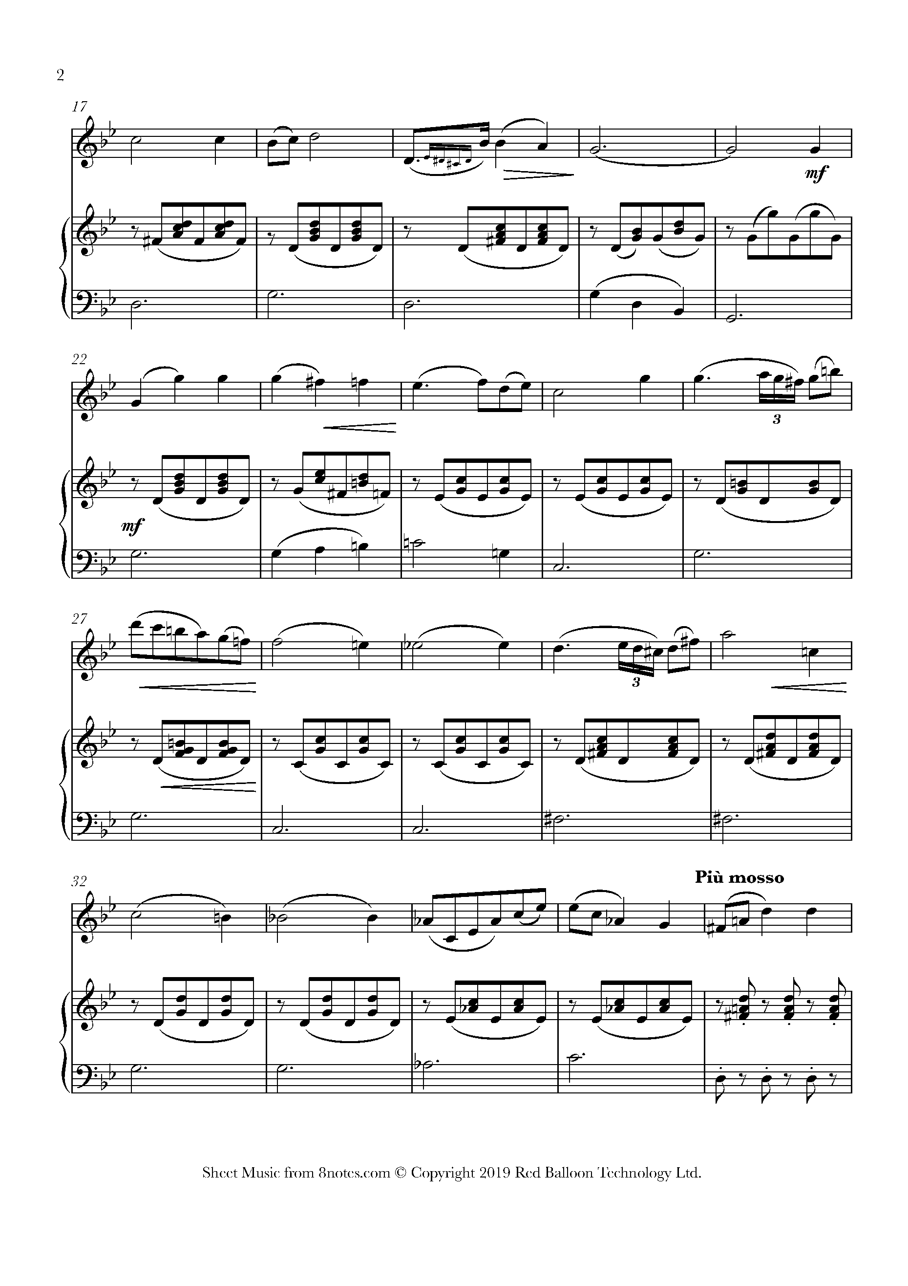 Offenbach - Les Larmes de Jacqueline Sheet music for Violin - 8notes.com