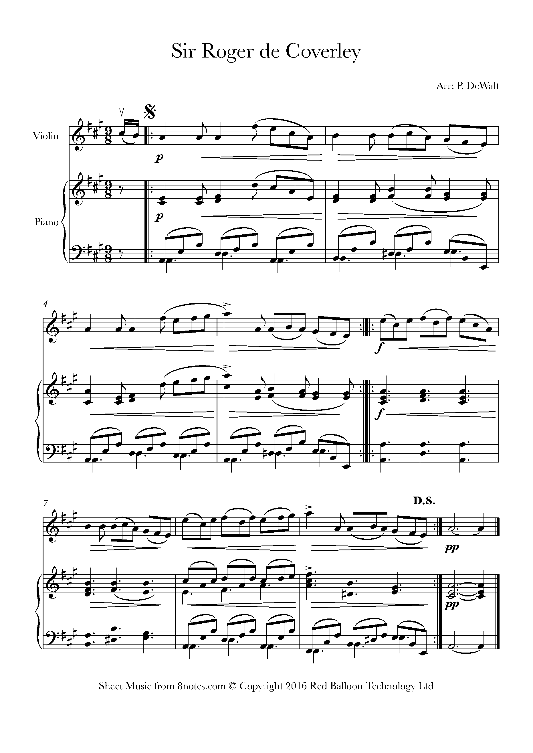 Free Violin Sheet Music, Lessons & Resources - 8notes.com