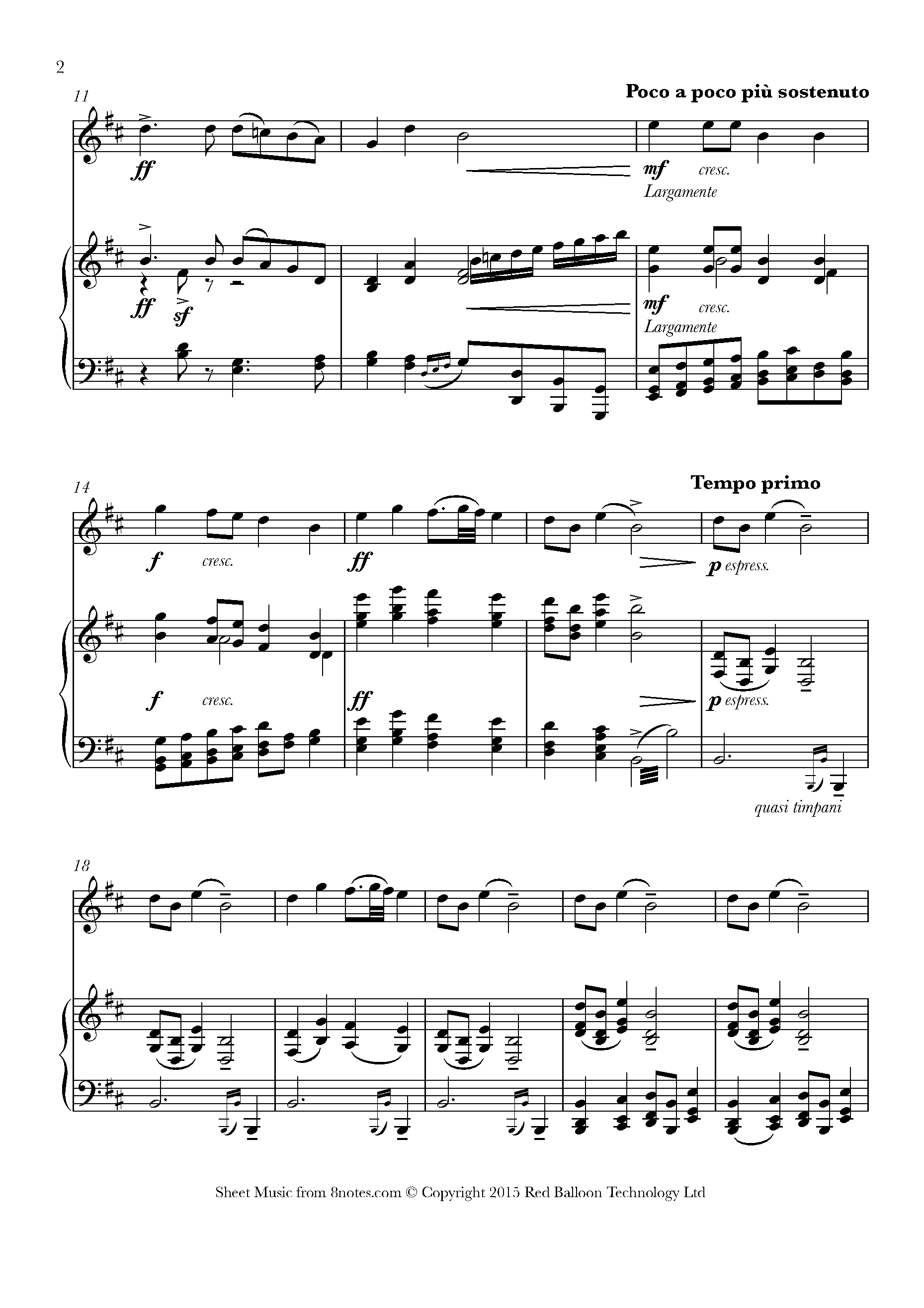 Balakirev, Mily - The Song of the Volga Boatmen Sheet music for Violin ...