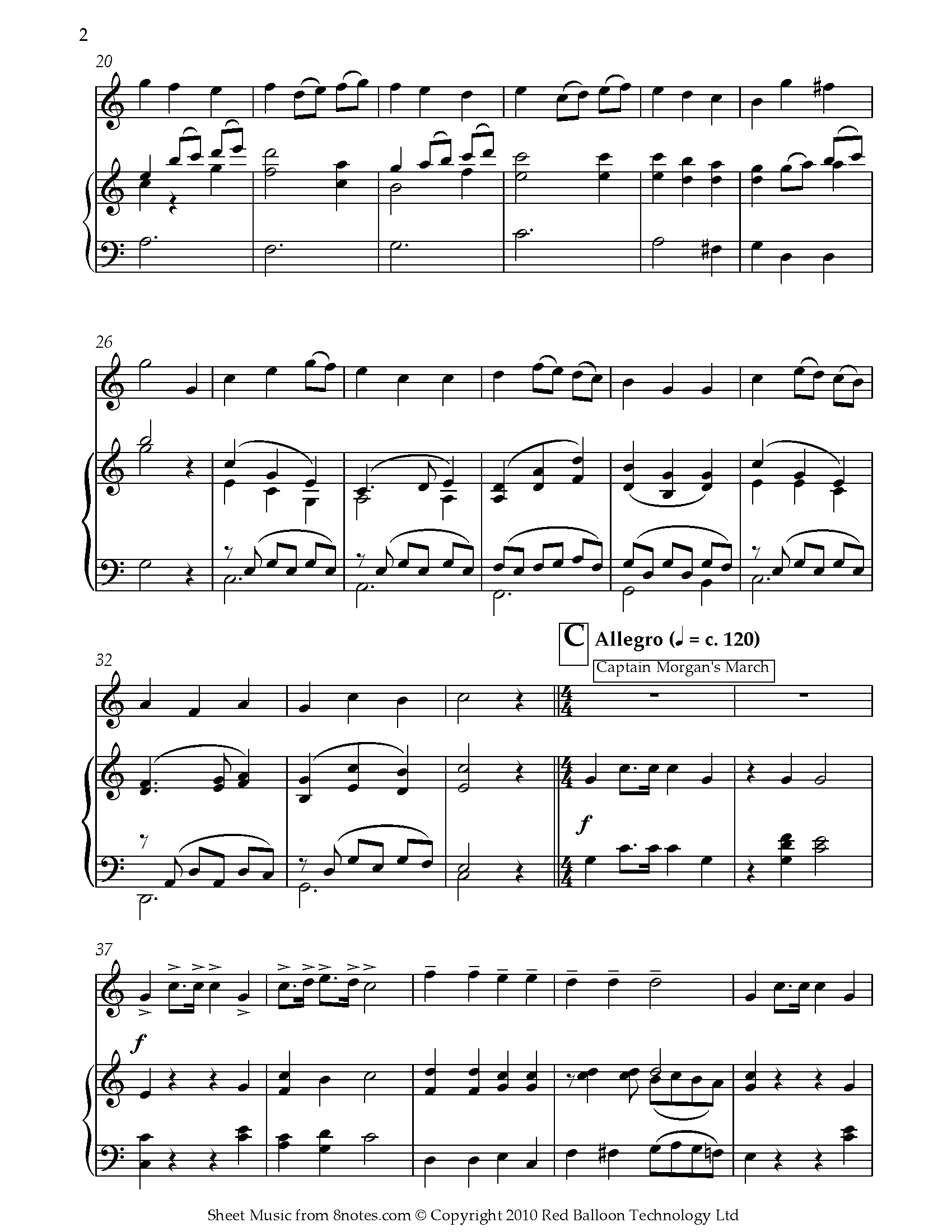 Welsh Folk Song Medley Sheet music for Violin - 8notes.com