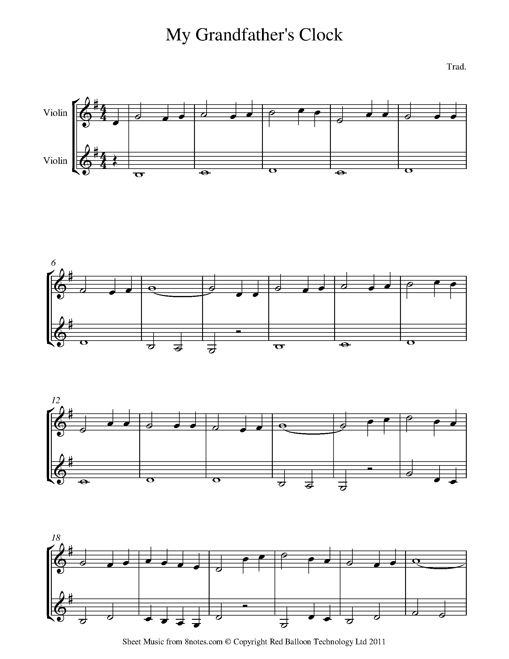 Violin Practice Sheets