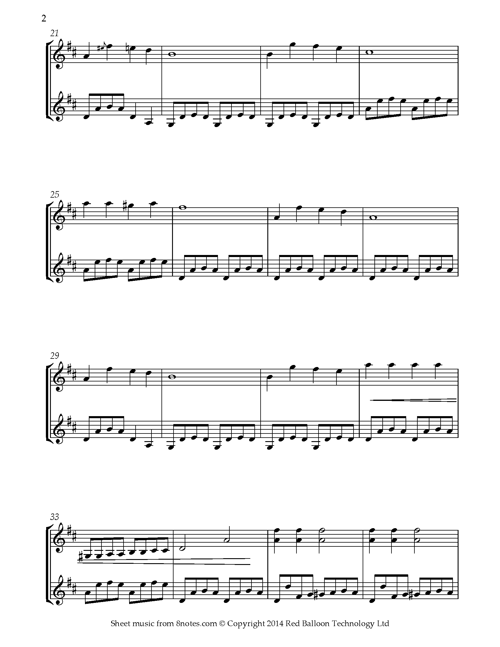 David Bruce - Jingle Bells Boogie Sheet music for Violin Duet - 8notes.com