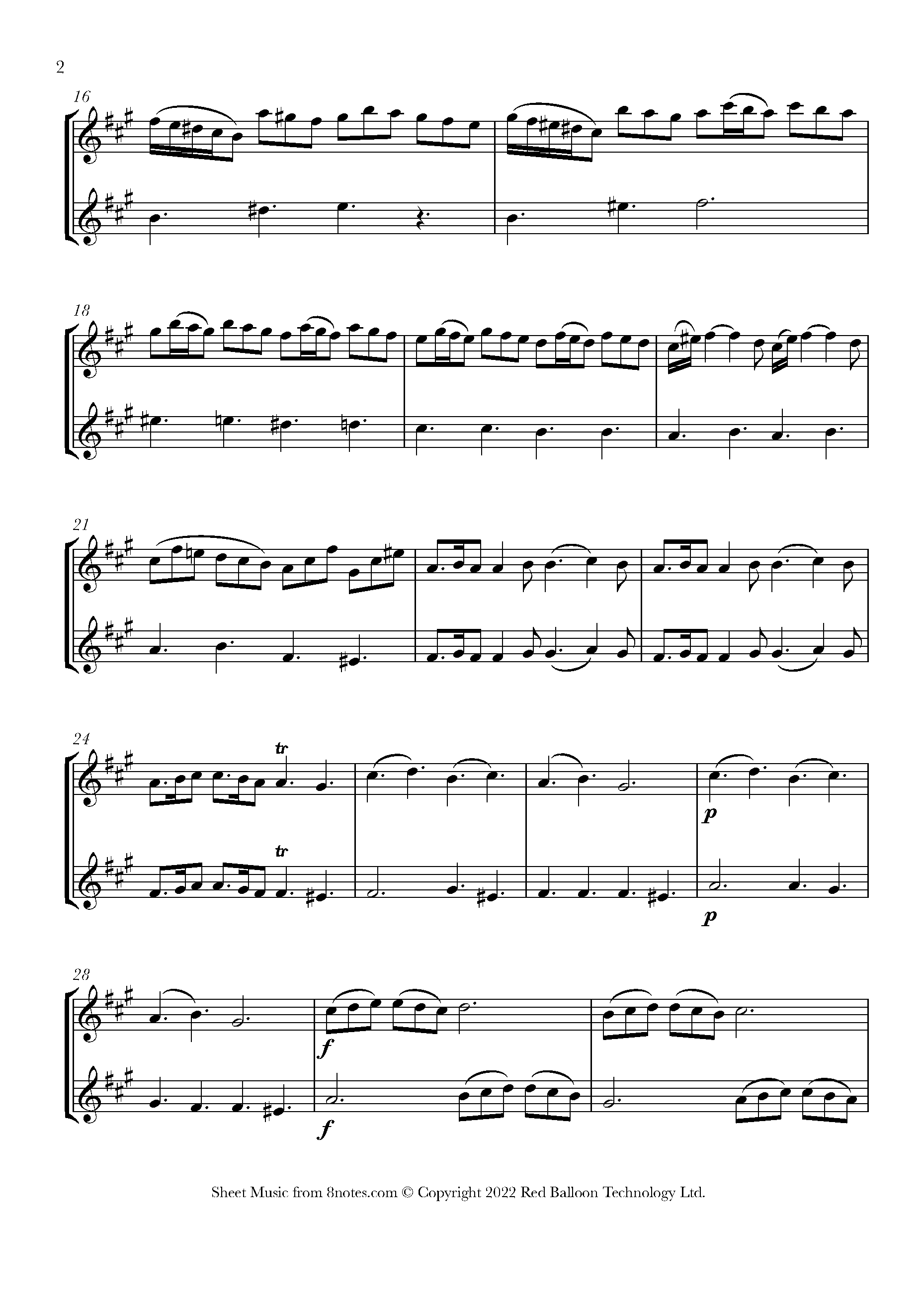 Vivaldi - Spring from the Four Seasons, 3. Danza Pastorale Sheet music ...