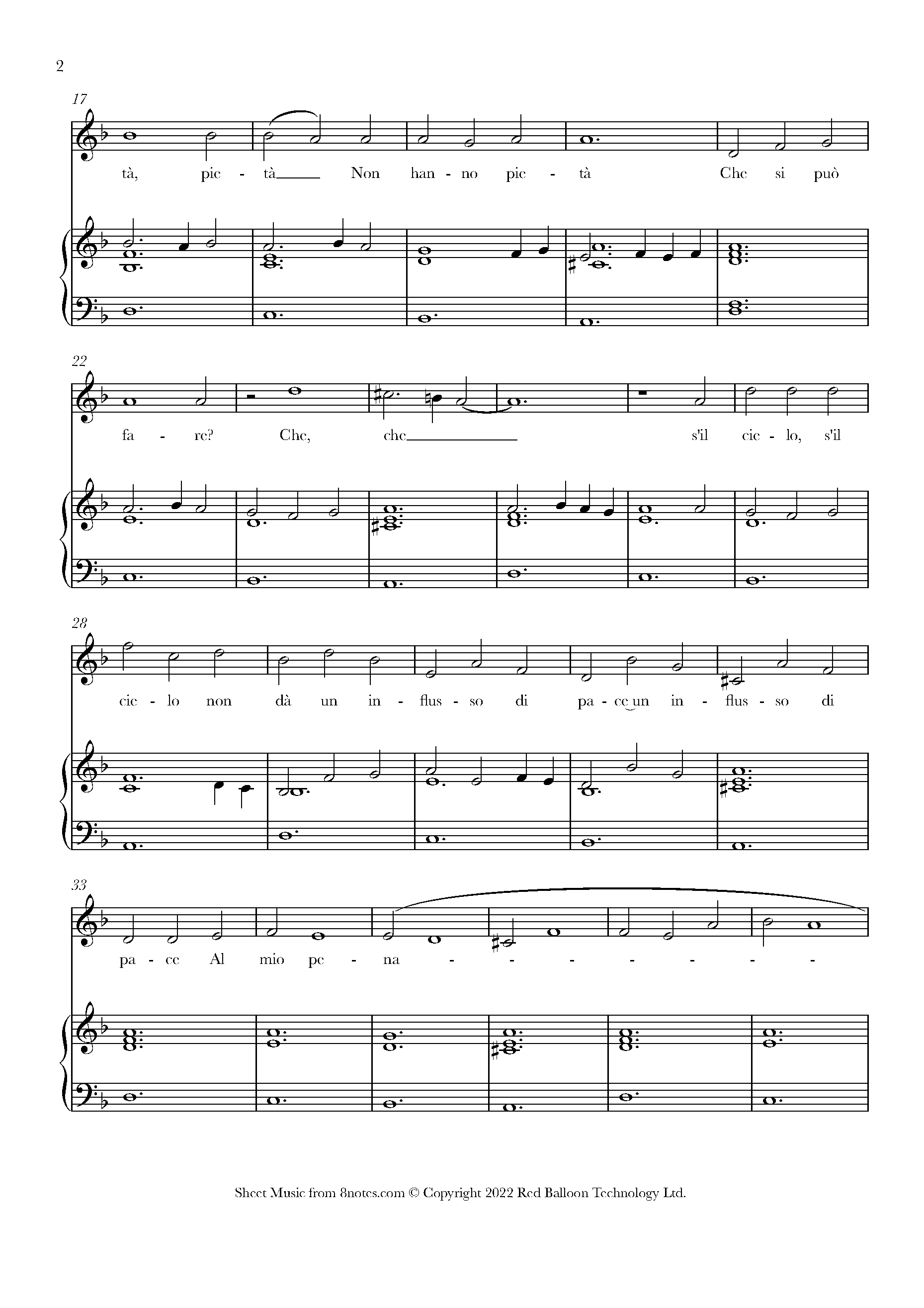 Strozzi - Che si puo fare Sheet music for Voice - 8notes.com