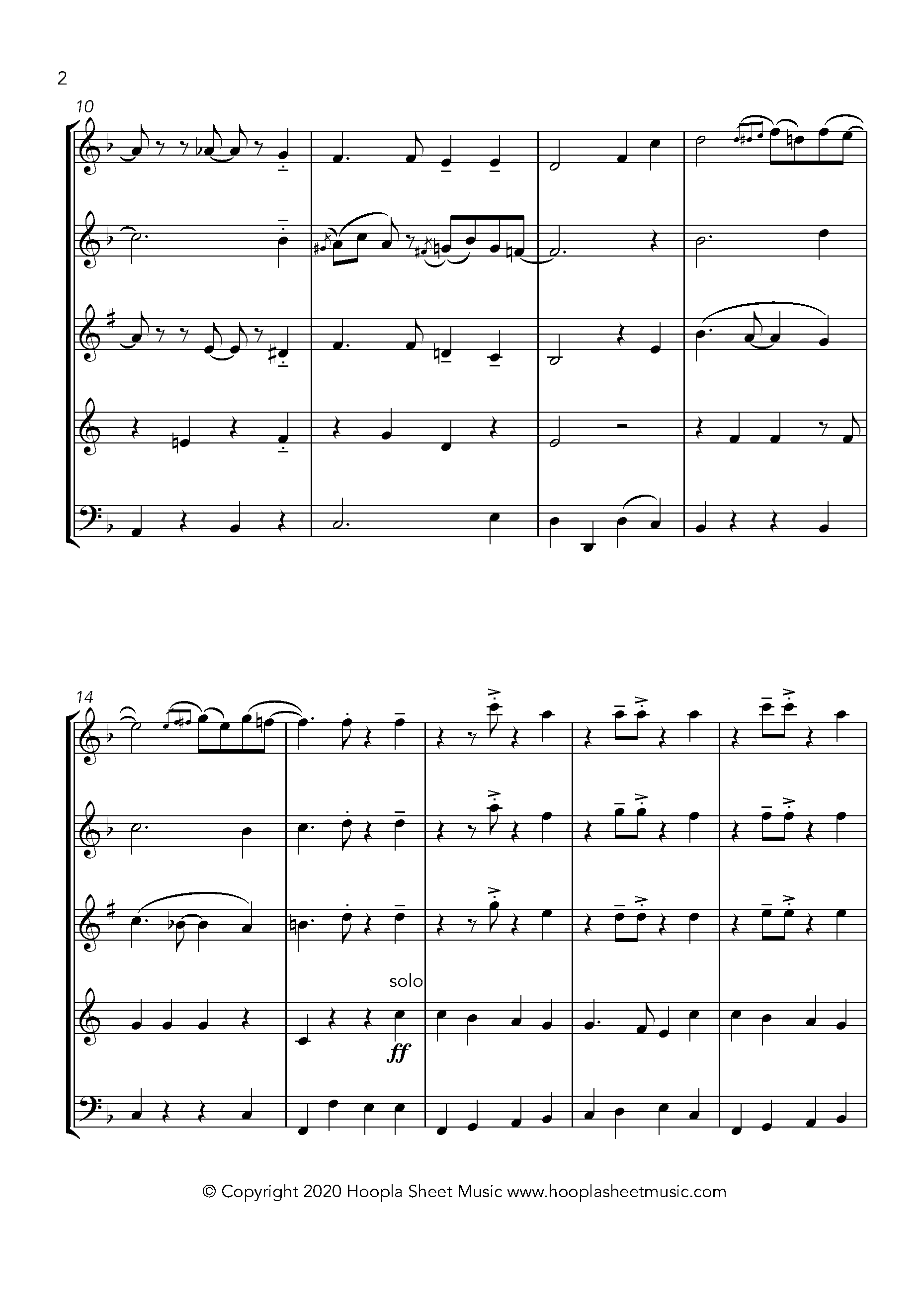 Christian Morris - Jump Blues Joy to the World Sheet music for Wind ...
