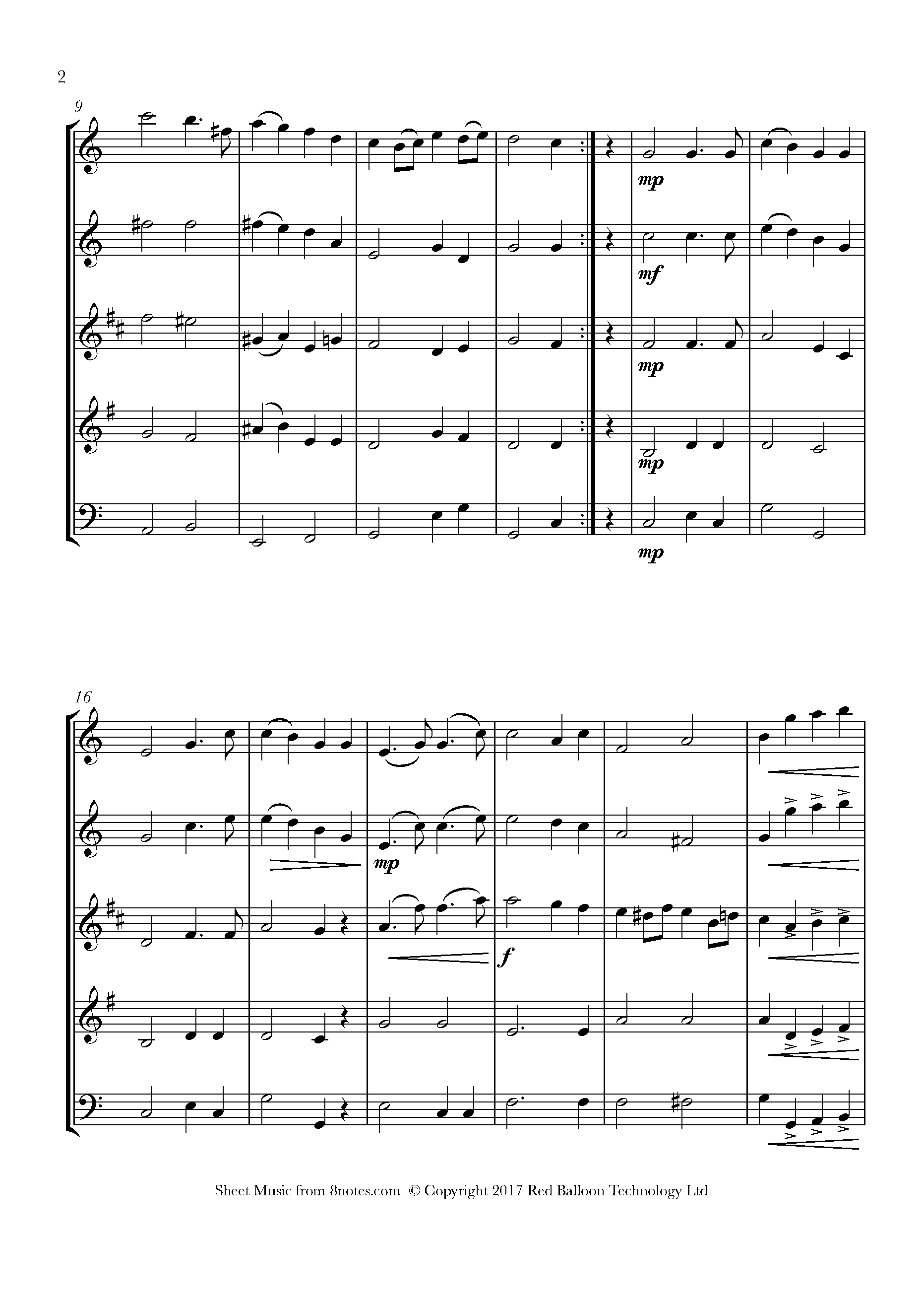 Mendelssohn - Wedding March from Midsummer Nights Dream Sheet music for ...