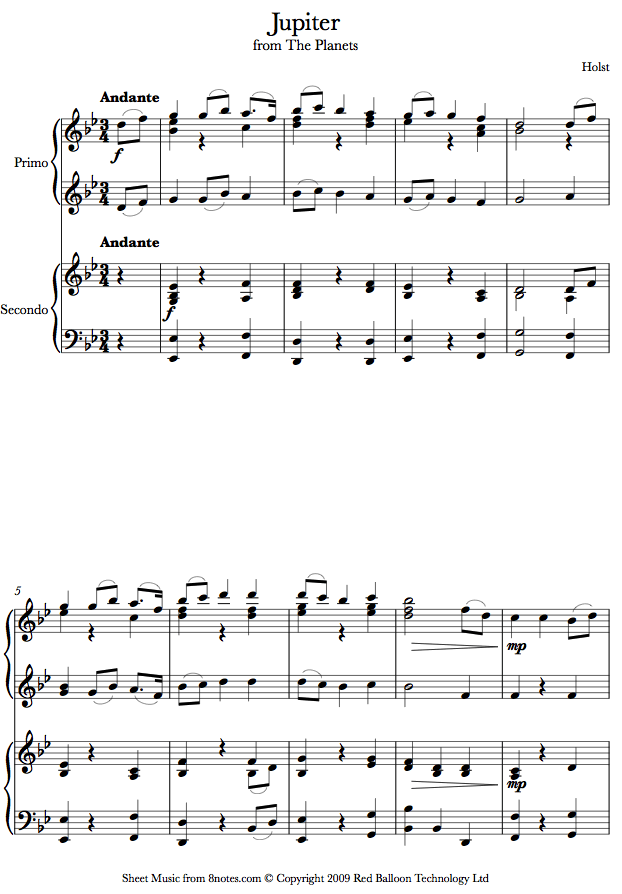 Jupiter Holst The Planets